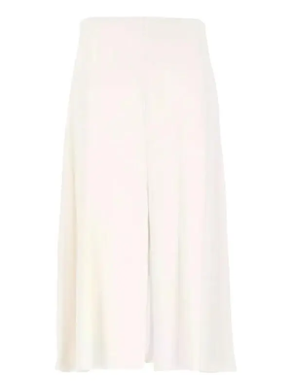 Valentino Garavani Silk Midi Skirt - Neutrals