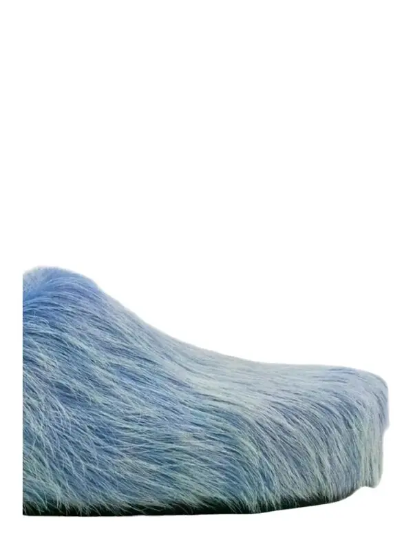 Marni Fussbett Calf-hair Mules - Blue