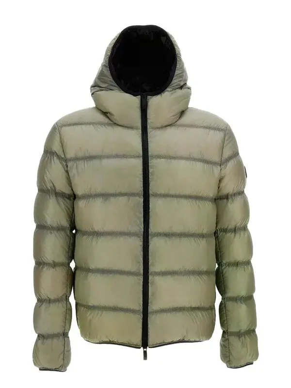 Moncler Logo-patch Hooded Jacket - Green