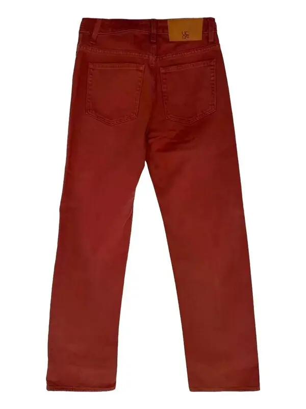 Ulla Johnson Agatha Horsebit-accent Jeans - Red
