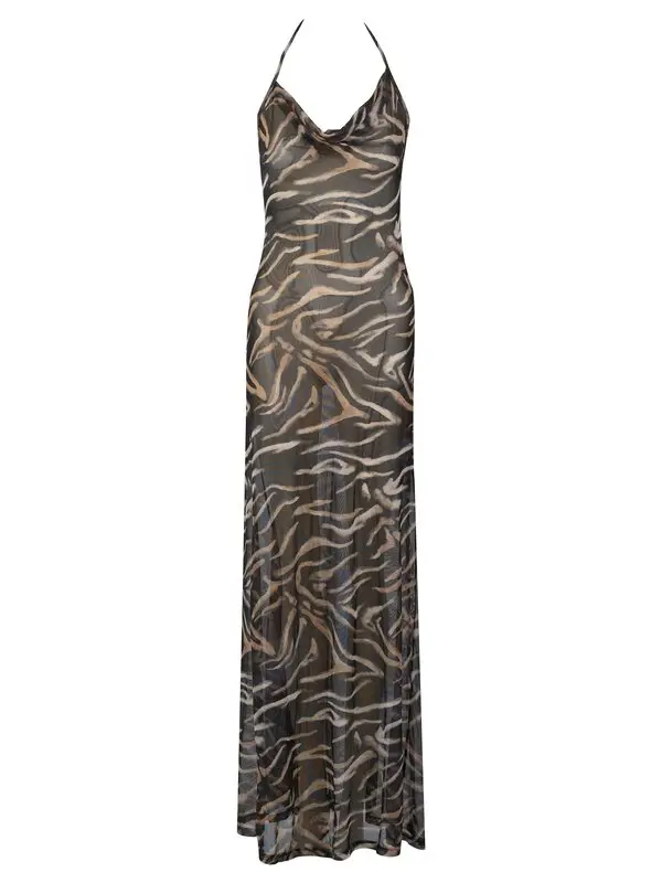 Ay Que Calor Exclusive Lucia Mesh Maxi Dress - Multi