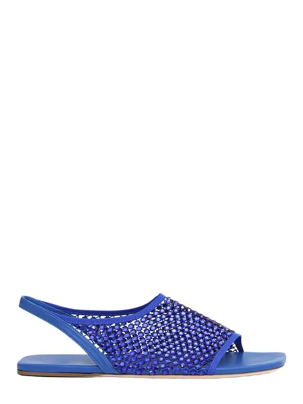 Christopher Esber Minette Bezeled Sandal - Blue