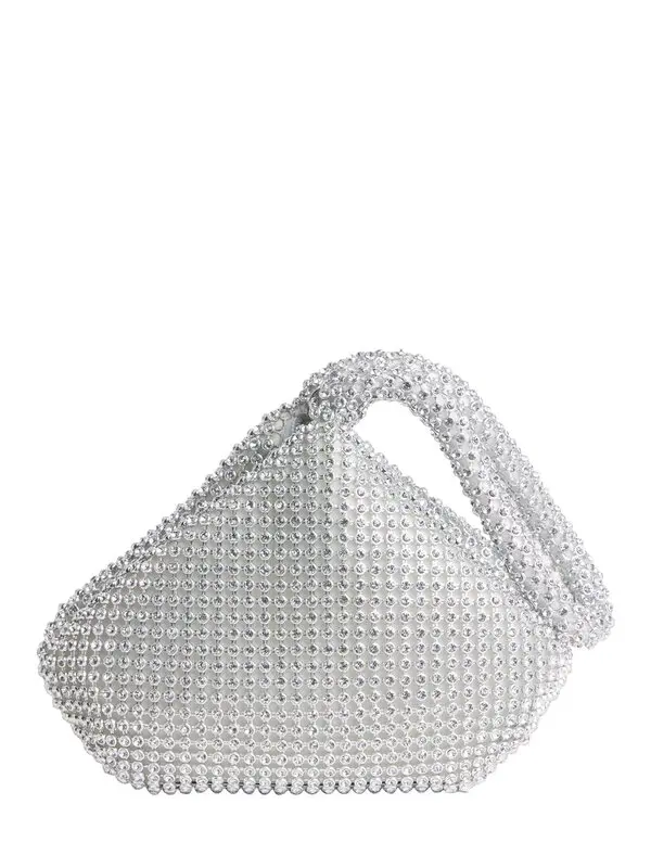 DAVID CHARLES Diamond Dolly Bag - Silver