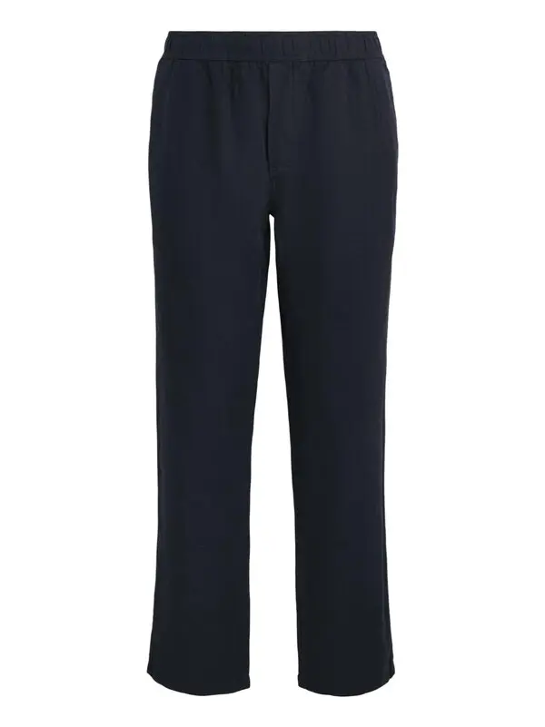 SAMSØE SAMSØE Sajabari Straight Leg Linen Trousers - Navy