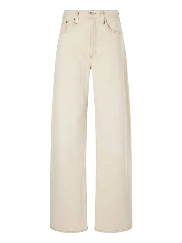 AGOLDE Arc Mid-waist Wide-leg Jeans - Neutrals