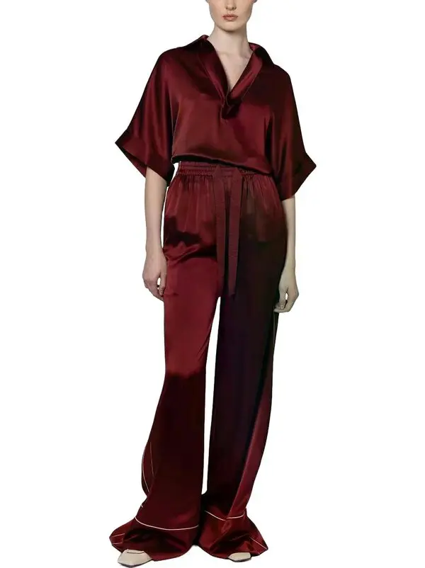 ROKSANDA Enira Piping-detail Top - Red