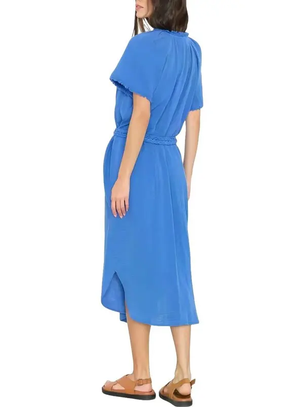 Xirena Alyssa Braided-belt Midi Dress - Blue