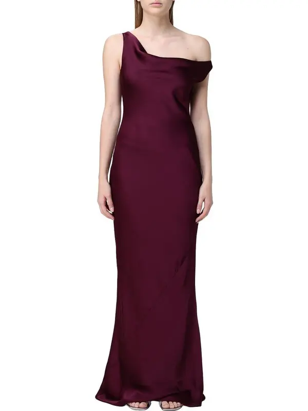 Norma Kamali Long Crepe Dress - Violet