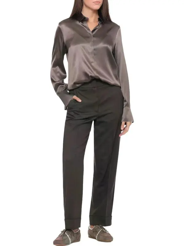 Peserico Long-sleeve Shirt - Brown
