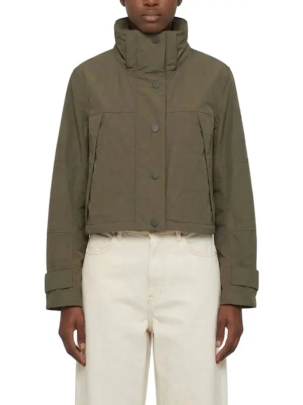 Burberry Short Hooded Windbreaker Jacket - Green