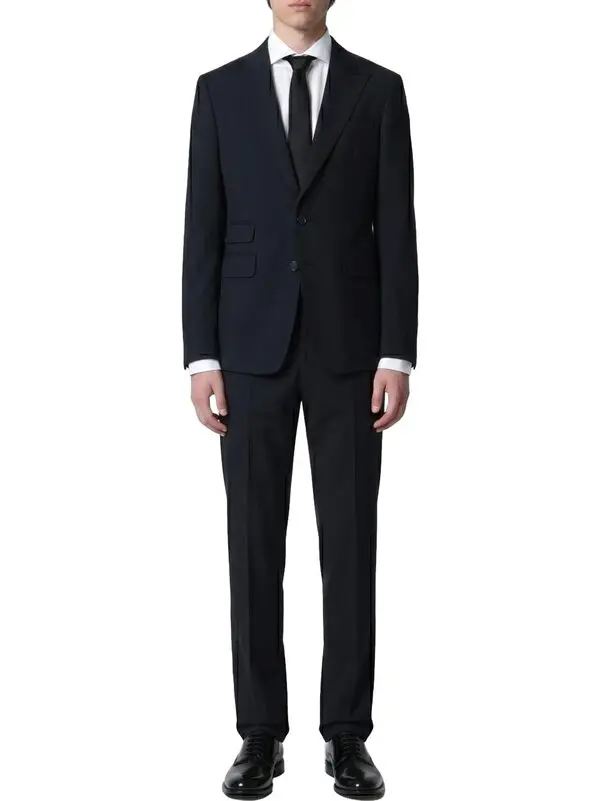Dsquared2 London Single-breasted Wool Suit - Blue