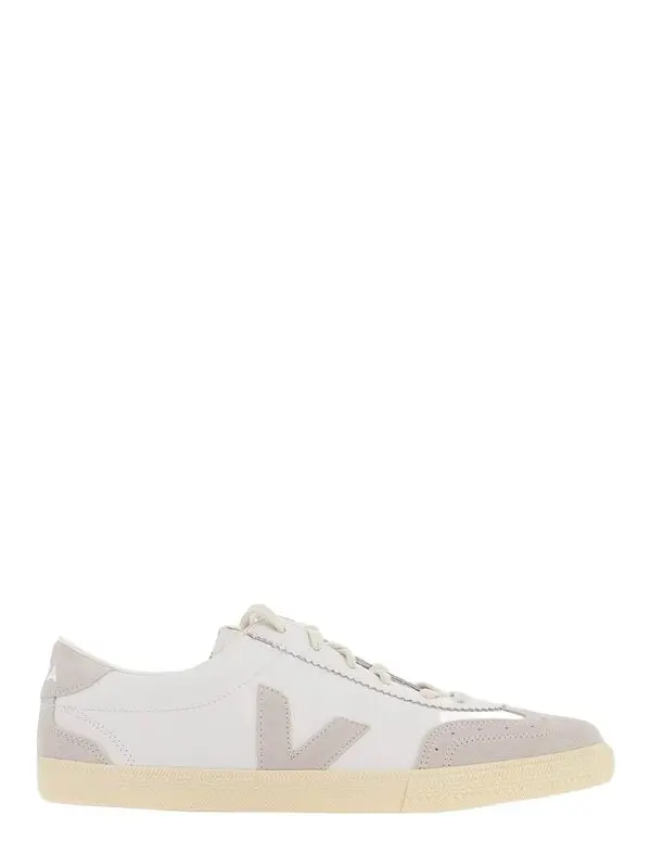 VEJA Volley O.t. Leather Lace-up Sneakers - White