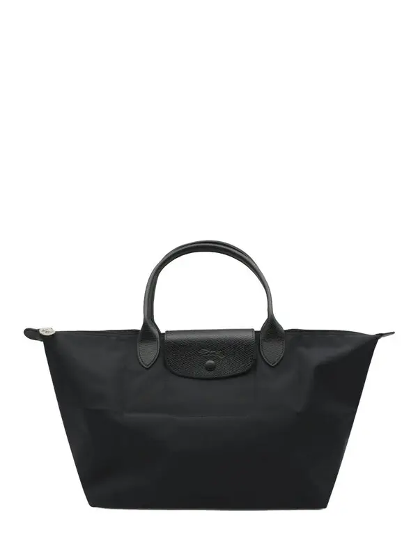 Longchamp Le Pliage One Large Foldable Tote In Recycled Nylon - Black