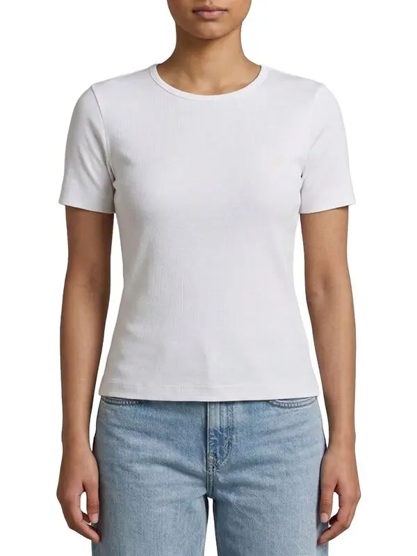 GANNI Organic Cotton T-shirt - White