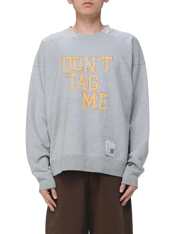 Mihara Yasuhiro Printed Crew Neck Sweatshirt - Grey