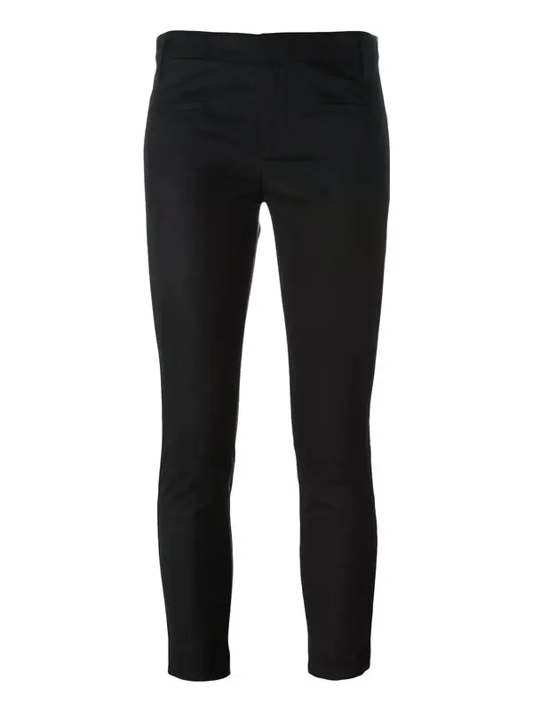 HAIDER ACKERMANN Leather And Virgin Wool Blend Coco Trousers - Black