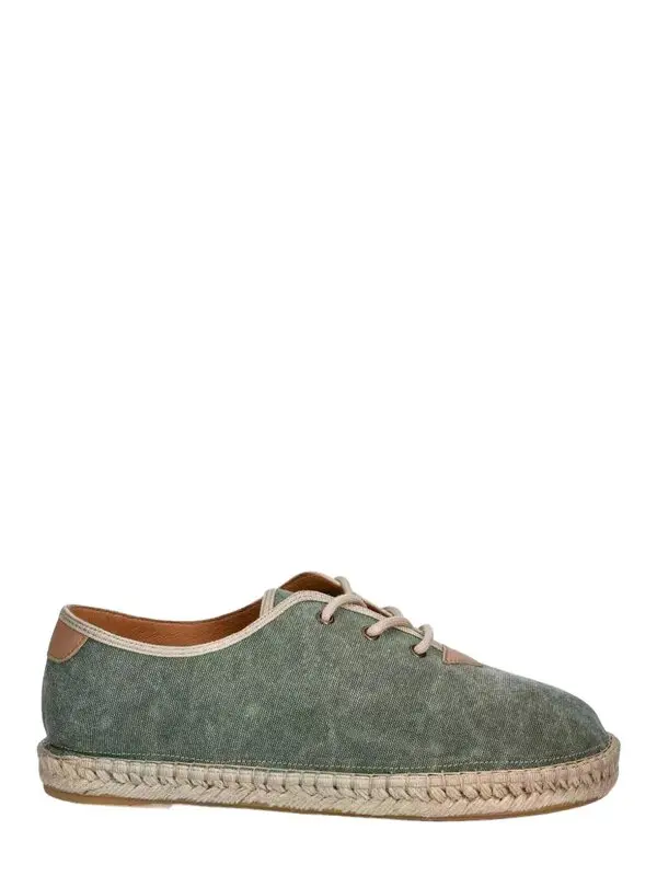 Fly London Lace-up Espadrilles - Green