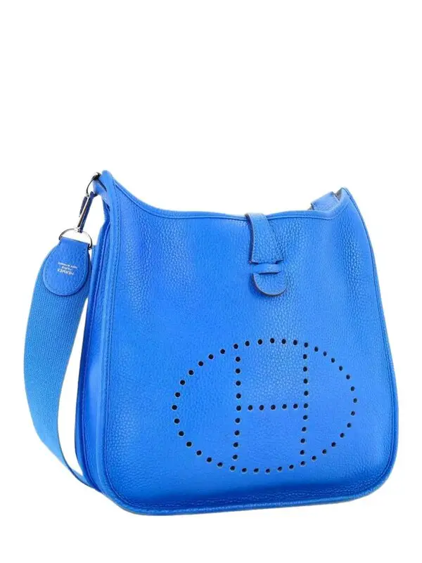 Hermès Evelyne Bag Gen Iii Clemence Pm Crossbody Bag - Blue