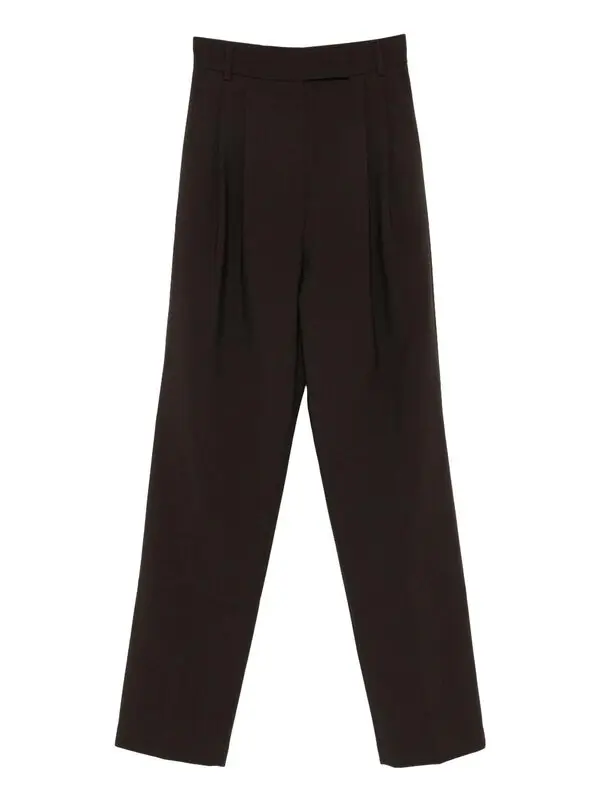THE FRANKIE SHOP Bea Suit Trousers - Brown