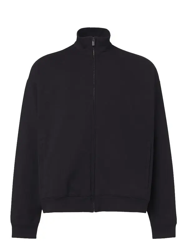 Gucci Cotton-blend Jersey Track Jacket - Black