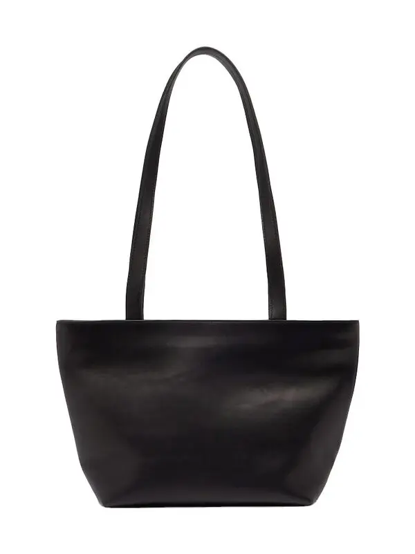 THE ROW Parker Medium Leather Tote Bag - Black