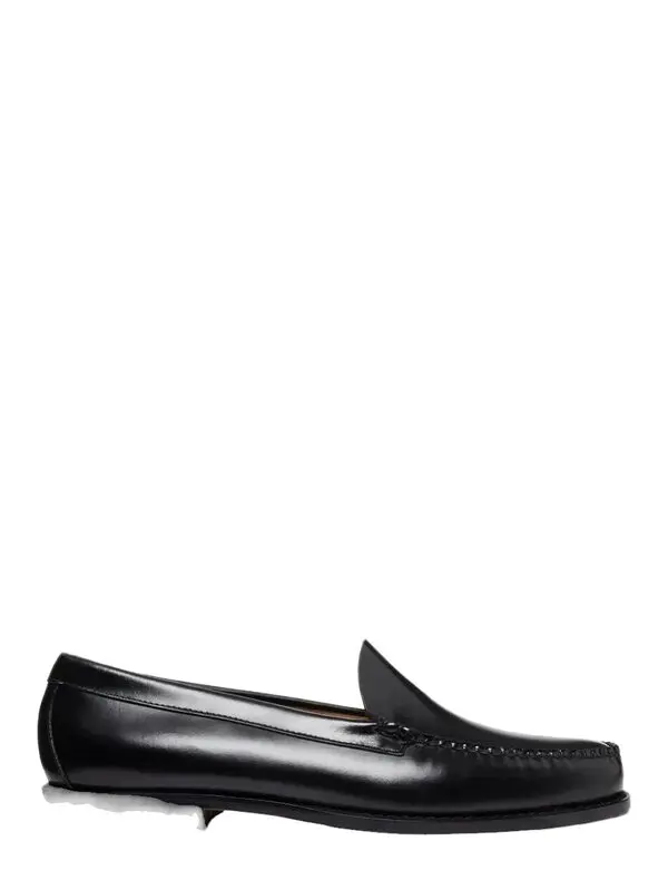 G.H.BASS Weejuns Venetian Leather Loafers - Black