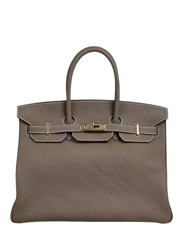 Hermès 2023 Birkin 35 Handbag - Grey