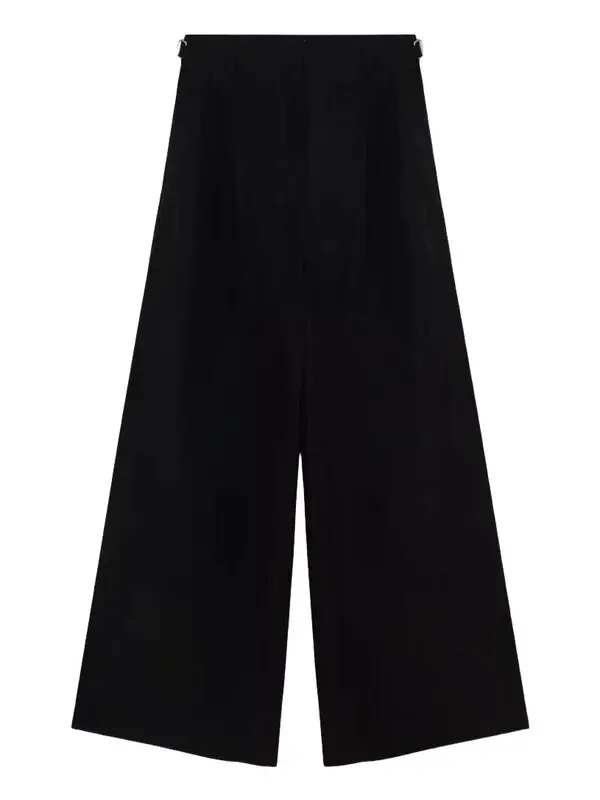 Simkhai Leroy Pleated Wide-leg Trousers - Black