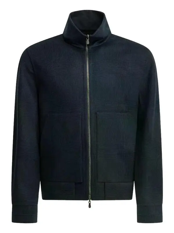 Brunello Cucinelli Hand-crafted Reversible Bomber Jacket - Blue