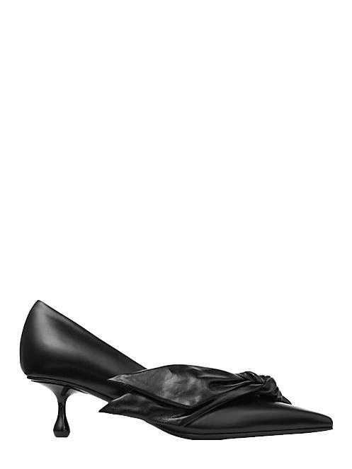 JIMMY CHOO Issy 50 Leather Pumps - Black
