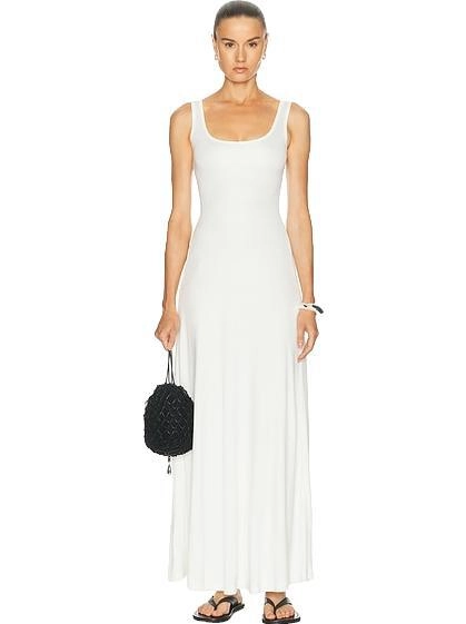 THE PARK Annie Tank Dress - Blanc