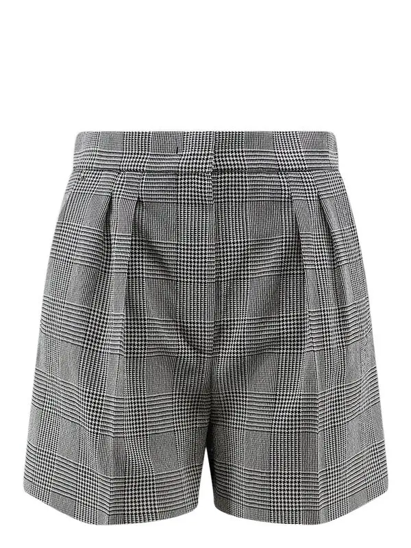 Max Mara Mxmagoraio Virgin Wool Shorts - Black