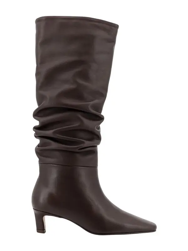 ALOHAS Kalila Leather Boots - Brown