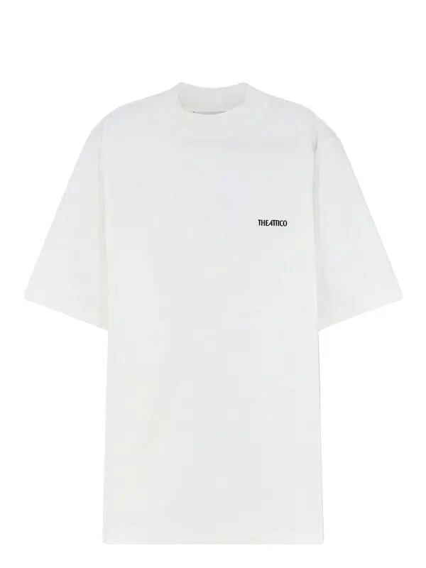 Attico Oversized Cotton T-shirt - White