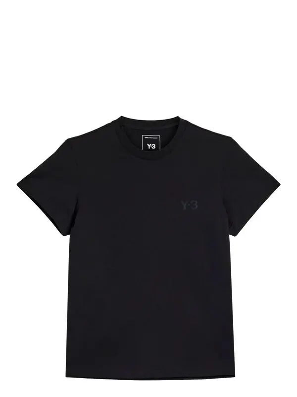 ADIDAS Y-3 Regular Cotton T-shirt - Black