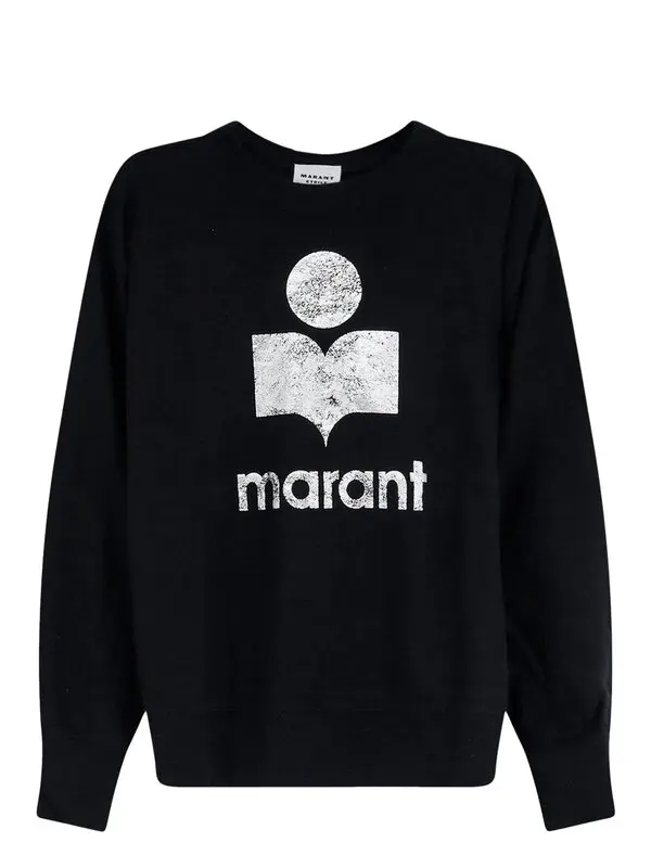 MARANT ETOILE Klowia Linen T-shirt - Black