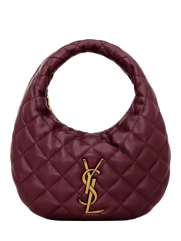 Saint Laurent Icarino Leather Handbag - Red