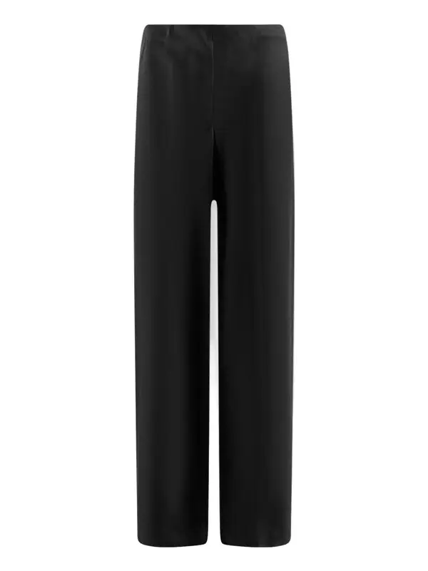 Vince Naia™ Acetate And Polyester Trousers - Black