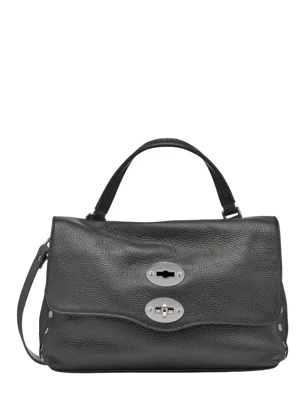 ZANELLATO Postina S Leather Crossbody Bag - Grey