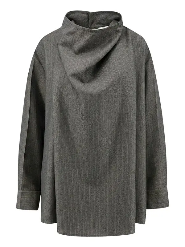 Bottega Veneta Wool And Mohair Shirt - Grey