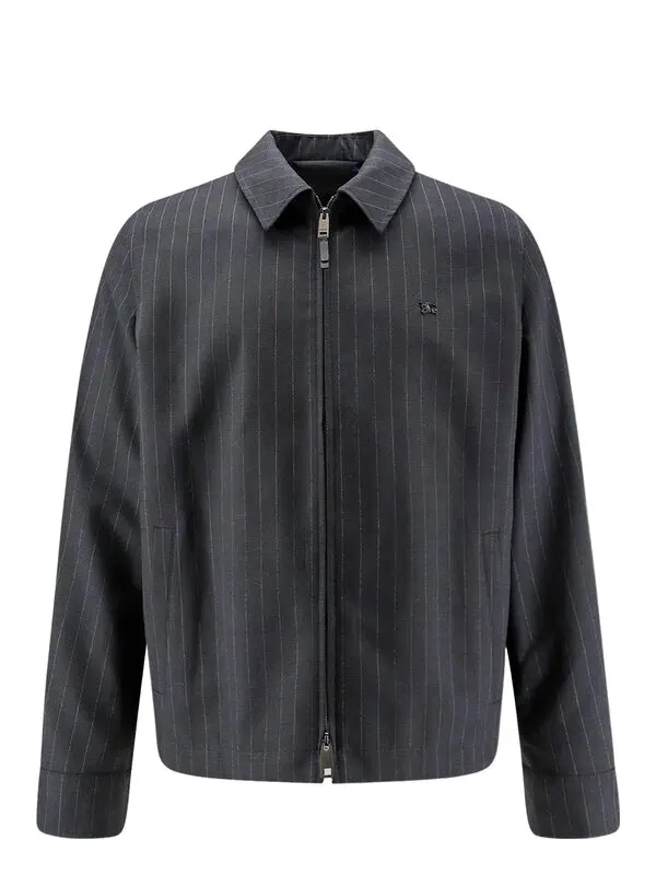 Burberry Bloomsbury Wool Jacket - Grey