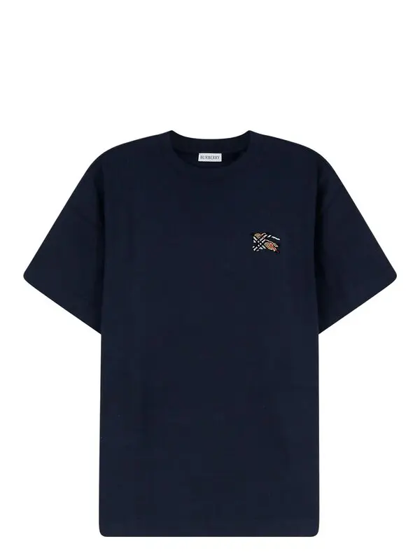Burberry Seth Organic Cotton T-shirt - Black