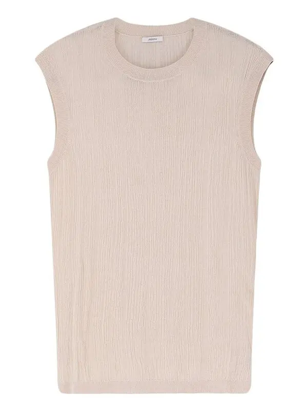 JOSEPH Calife Silk And Cotton Tank Top - Beige