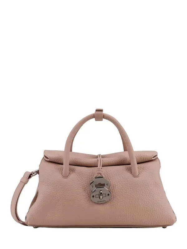ZANELLATO Hammered Leather Dotta® Small Crossbody Bag - Pink