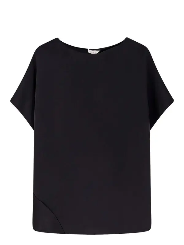 Vince Sleeveless Satin Top - Black