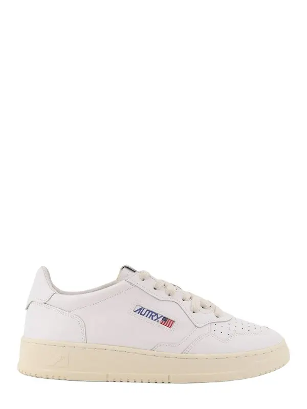 AUTRY Medalist Leather Sneakers - White