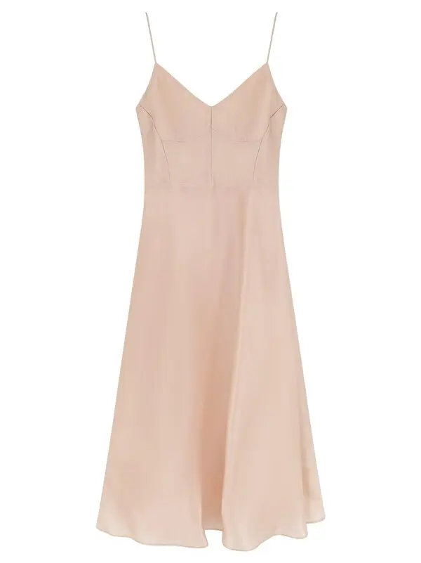 Alberta Ferretti Silk Dress - Pink
