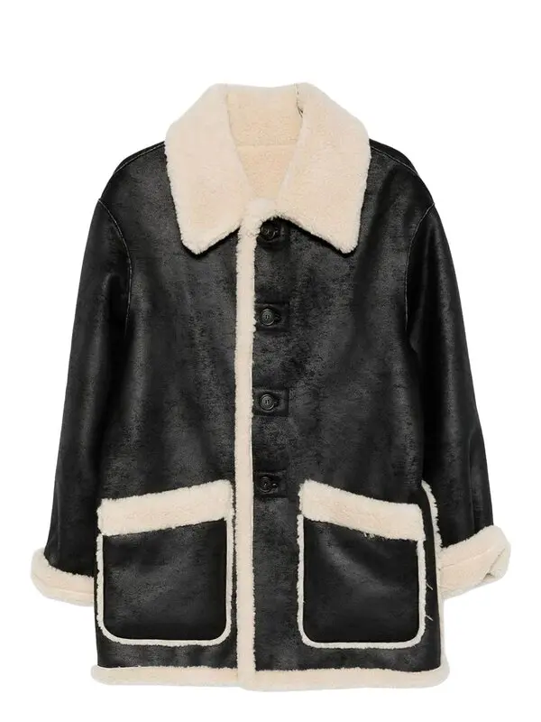 DUNST Reversible Eco-shearling Jacket - Black