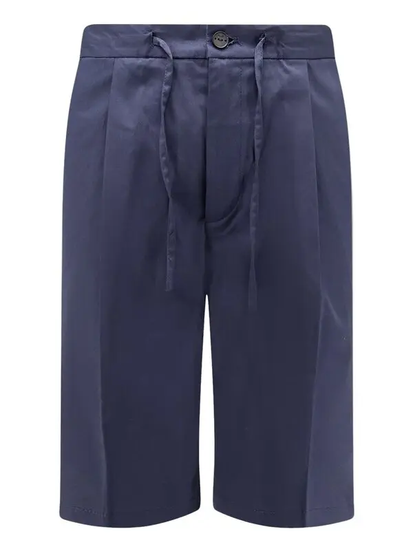 HEVO Torre Lapillo Cotton Shorts - Blue