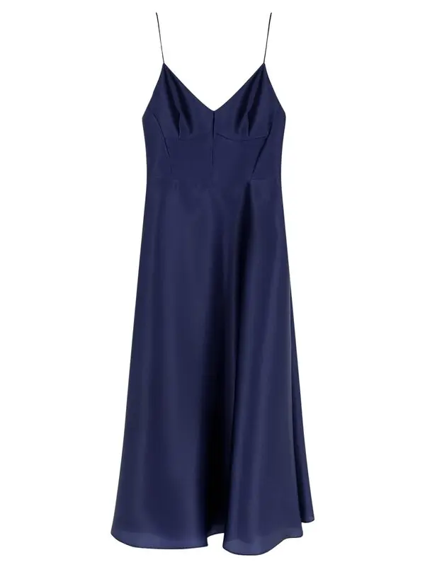 Alberta Ferretti Silk Dress - Blue